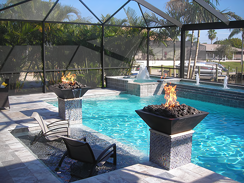 Pool Fire Features - Serving Charlotte County, FL & Lee County, FL